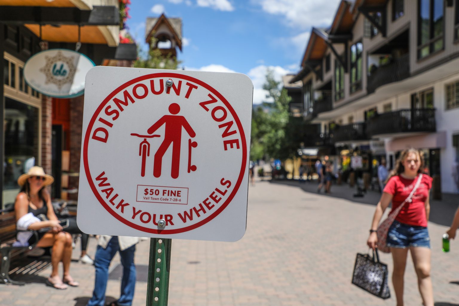 What’s the deal with the new dismount zone signs in Vail Village ...